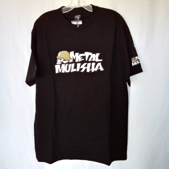 Shirts | Genuine Metal Mulisha Black Tshirt Size L | Poshmark